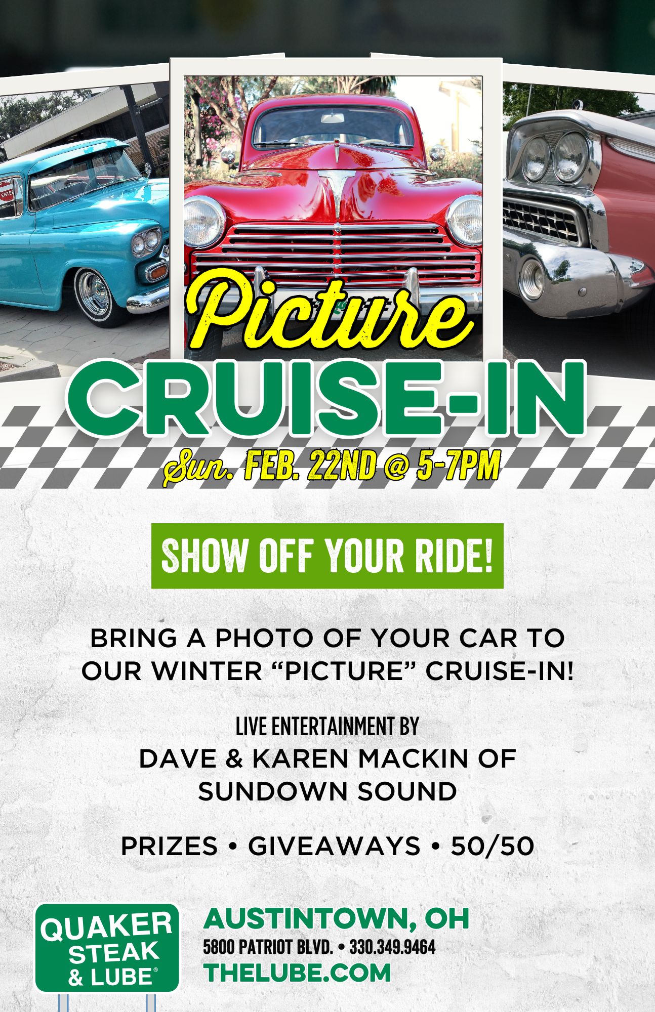 Austintown Picture Cruise-In - Quaker Steak & Lube